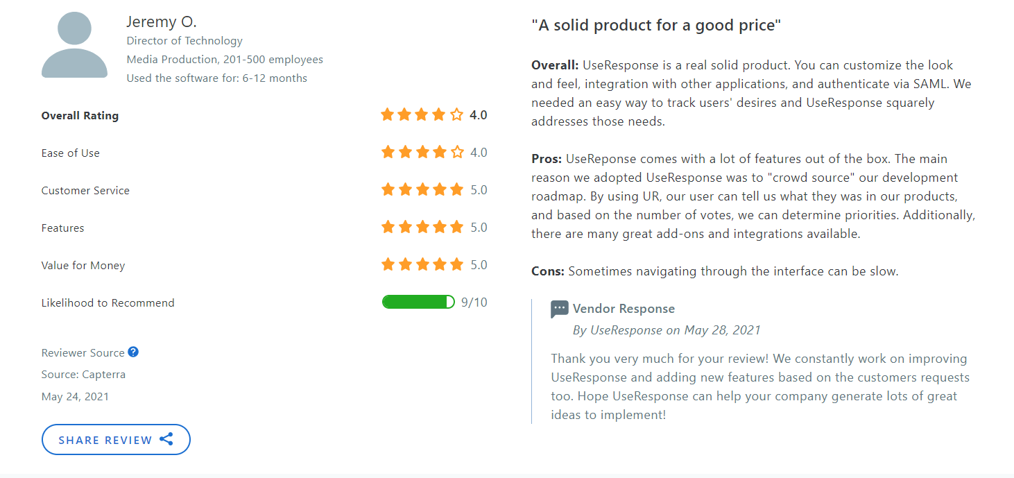 10 Types of Customer Feedback | UseResponse